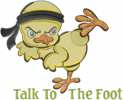 Karate Duck Embroidery Design | EmbroideryDesigns.com