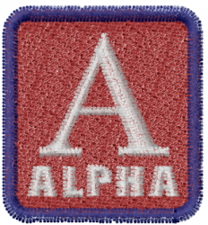 Greek Box Alpha Embroidery Design | EmbroideryDesigns.com