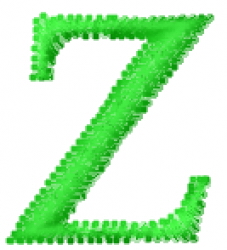 Greek Letters Zeta Embroidery Design | EmbroideryDesigns.com