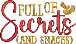 Full Of Secrets Embroidery Design | EmbroideryDesigns.com