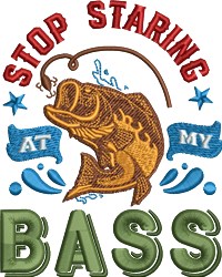 Stop Staring Embroidery Design | EmbroideryDesigns.com