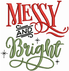 Messy and Bright Embroidery Design | EmbroideryDesigns.com