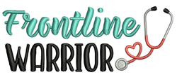 Frontline Nurse Embroidery Design | EmbroideryDesigns.com