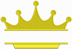 Crown Namedrop Embroidery Design | EmbroideryDesigns.com