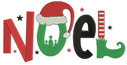 Noel Embroidery Design | EmbroideryDesigns.com