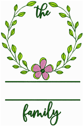 The Family Embroidery Design | EmbroideryDesigns.com