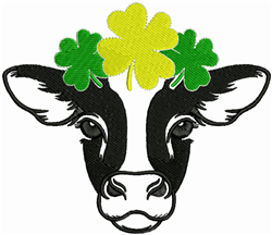 Irish Cow Embroidery Design | EmbroideryDesigns.com