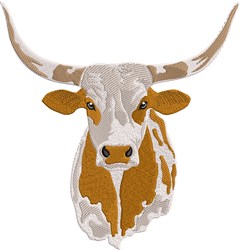 Longhorn Embroidery Design | EmbroideryDesigns.com