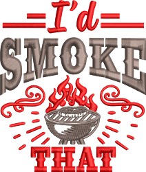 Smoke Enthusiast Embroidery Design | EmbroideryDesigns.com