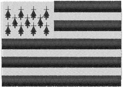 Flag Of Brittany Embroidery Design | EmbroideryDesigns.com