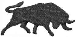 BULL Embroidery Design | EmbroideryDesigns.com