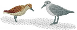 SANDPIPERS Embroidery Design | EmbroideryDesigns.com