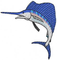 Sailfish Embroidery Design | EmbroideryDesigns.com