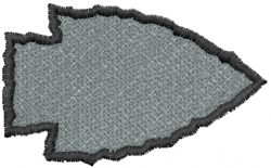 Filled Arrowhead Embroidery Design | EmbroideryDesigns.com