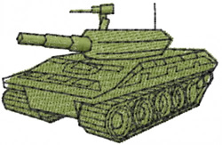 ARMY TANK Embroidery Design | EmbroideryDesigns.com