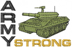 ARMY TANK Embroidery Design | EmbroideryDesigns.com