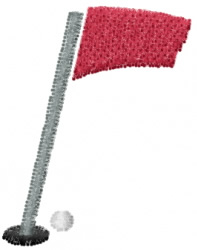 GOLF FLAG Embroidery Design | EmbroideryDesigns.com