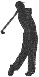 GOLFER Embroidery Design | EmbroideryDesigns.com