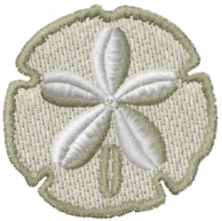 Sand Dollar Embroidery Design | EmbroideryDesigns.com