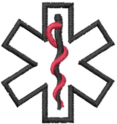 Ems Icon Applique Embroidery Design | EmbroideryDesigns.com