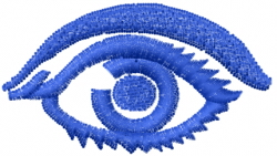 Eye Embroidery Design | EmbroideryDesigns.com