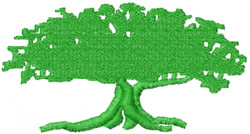 Oak Tree Embroidery Design | EmbroideryDesigns.com