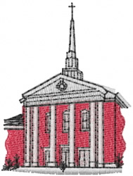 Church Embroidery Design | EmbroideryDesigns.com