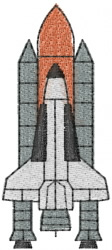 SPACE SHUTTLE Embroidery Design | EmbroideryDesigns.com
