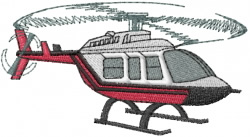 HELICOPTER Embroidery Design | EmbroideryDesigns.com