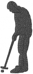 Golf Embroidery Design | EmbroideryDesigns.com