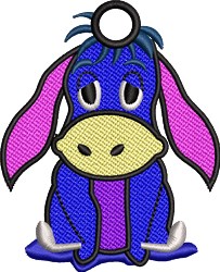 FSL Baby Eeyore Embroidery Design | EmbroideryDesigns.com
