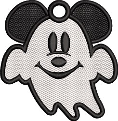 FSL Mickey Mouse Ghost Embroidery Design | EmbroideryDesigns.com