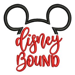 Disney Bound Outline Embroidery Design | EmbroideryDesigns.com