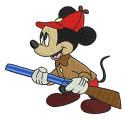 Hunter Mickey Mouse Embroidery Design | EmbroideryDesigns.com
