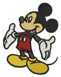 Mickey Mouse Embroidery Design | EmbroideryDesigns.com