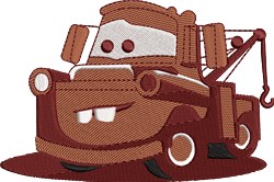 Tow Mater Embroidery Design | EmbroideryDesigns.com