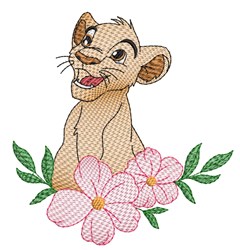 Simba Embroidery Design | EmbroideryDesigns.com