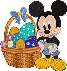 Easter Basket Embroidery Design | EmbroideryDesigns.com