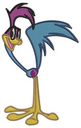 Roadrunner Embroidery Design | EmbroideryDesigns.com