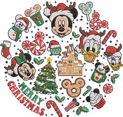 Holiday Disney Embroidery Design | EmbroideryDesigns.com