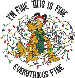 Everything's Fine Embroidery Design | EmbroideryDesigns.com