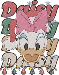 Holiday Daisy' Embroidery Design | EmbroideryDesigns.com