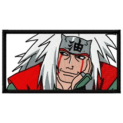 Jiraiya Gama Sennin Embroidery Design | EmbroideryDesigns.com