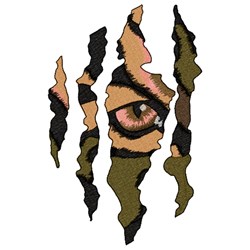 Tiger Slash Embroidery Design | EmbroideryDesigns.com