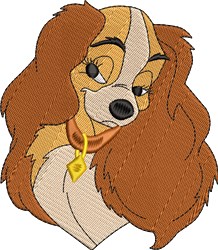 Lady Embroidery Design | EmbroideryDesigns.com