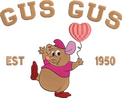 Gus Gus Embroidery Design | EmbroideryDesigns.com