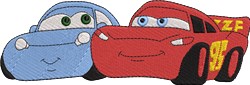 Racing Buddies Embroidery Design | EmbroideryDesigns.com