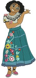 Mirabel Madrigal Embroidery Design | EmbroideryDesigns.com