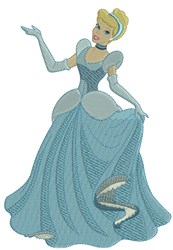 Cinderella Embroidery Design | EmbroideryDesigns.com