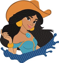 Desert Princess Embroidery Design | EmbroideryDesigns.com